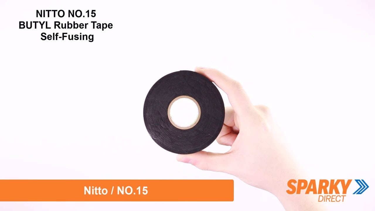 NITTO NO.15 | BUTYL Rubber Tape Self-Fusing - YouTube