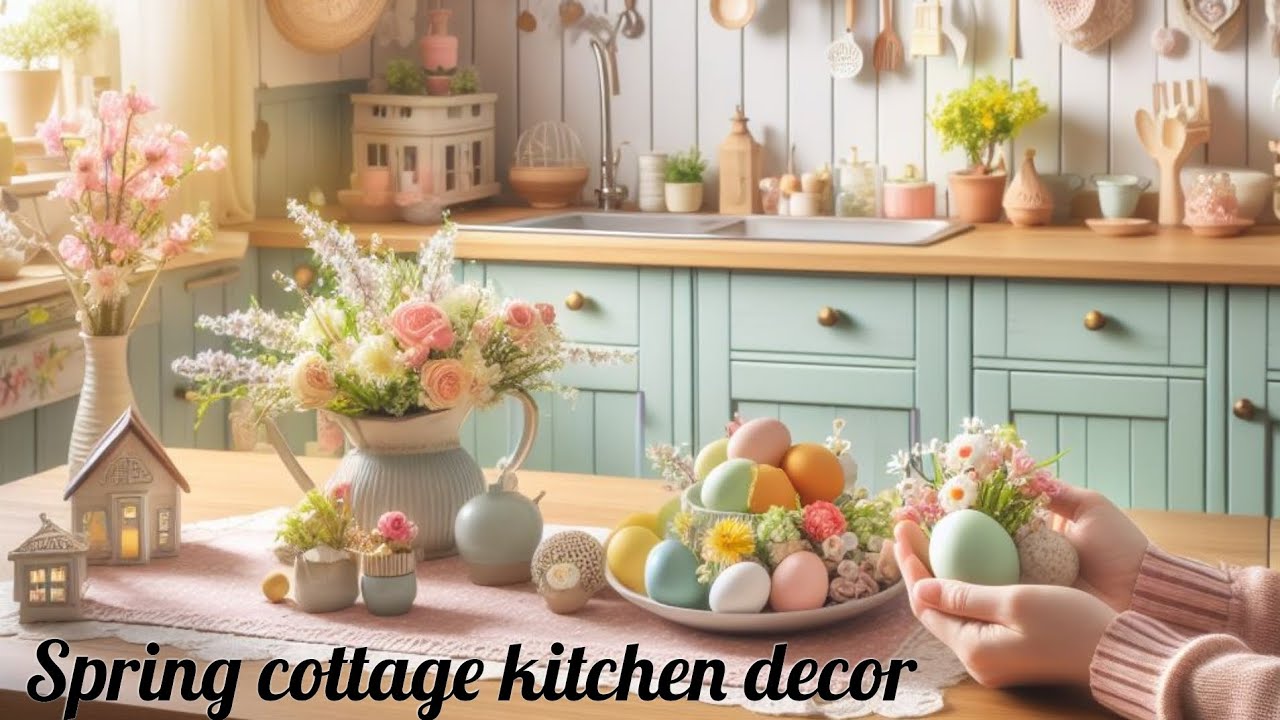 Spring cottage kitchen decorating ideas. Spring cottage kitchen decor ...
