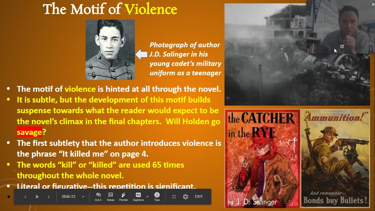 Part 2: Symbols & Motifs in The Catcher in the Rye - YouTube