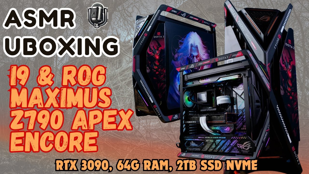 ASMR Unboxing | i9 & ROG Maximus Z790 Apex Encore | Ultimate Gaming PC ...
