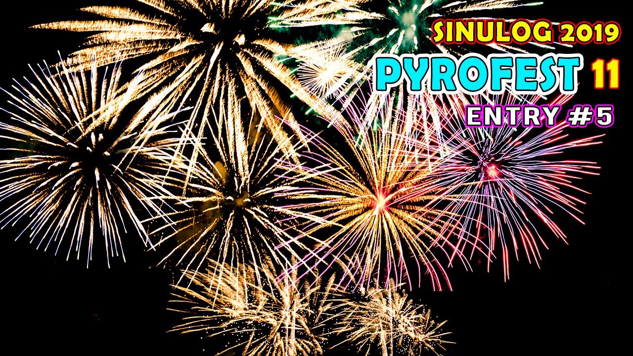 [4K] SINULOG 2019 PYROFEST 11 (Entry #5) | Sinulog FIREWORKS (SM City ...