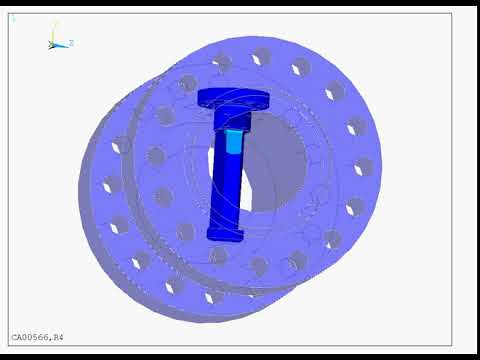 Vortex flow meter shedder bar inside housing - YouTube