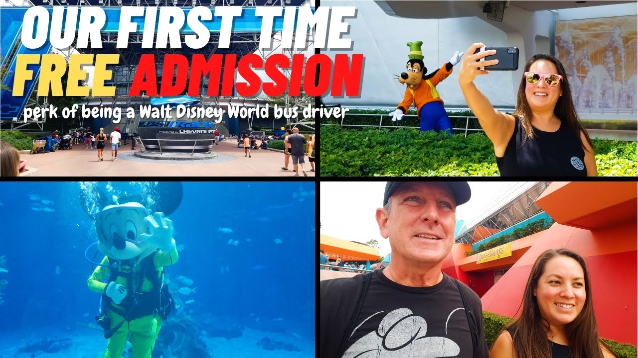 Disney World Bus Driver Perk | Using Free Admission for First Time ...