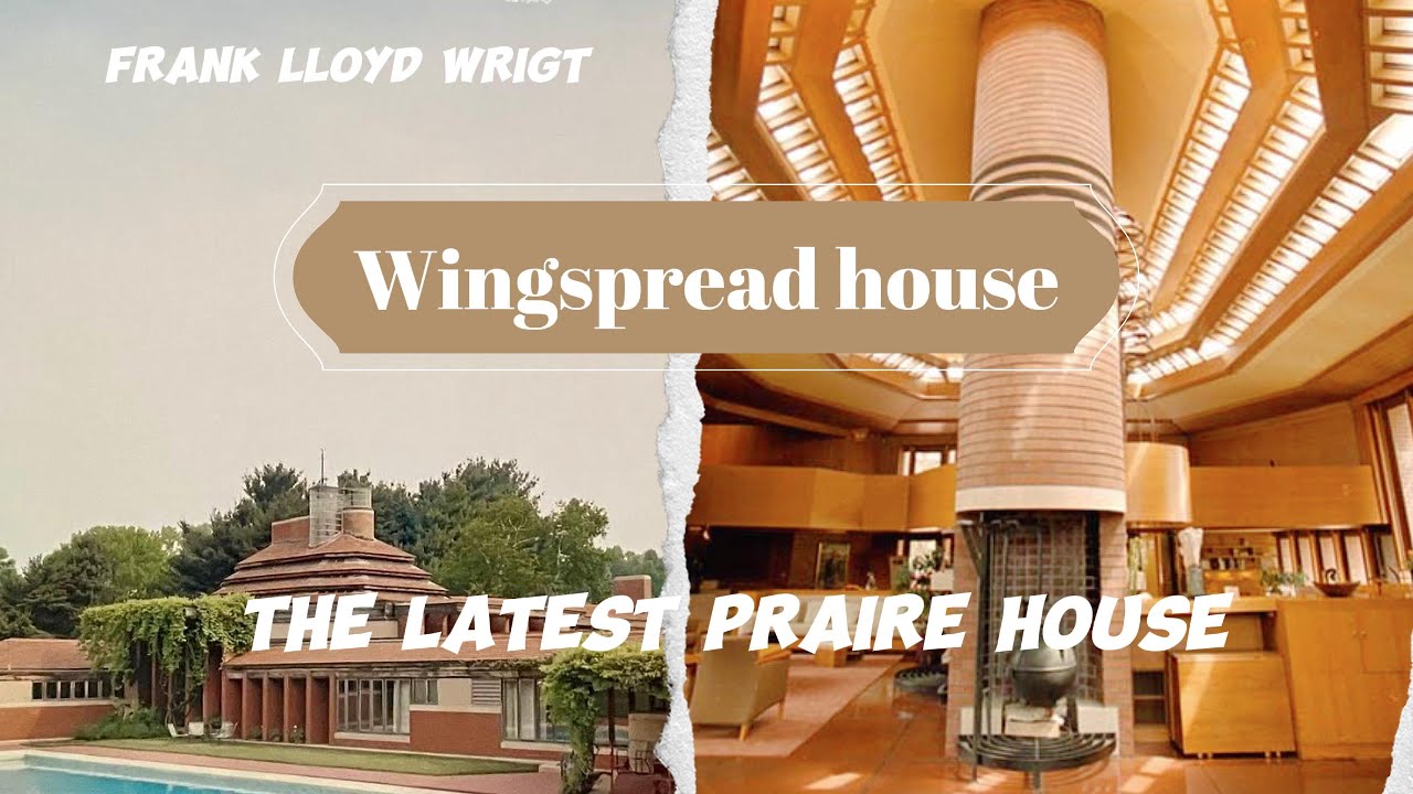 Wingspread by Frank Lloyd Wright, USONIAN House - YouTube