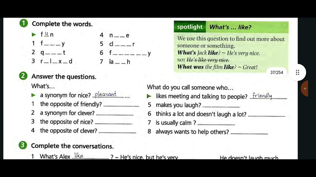 Lesson 23. I can talk about character. Oxford English. - YouTube