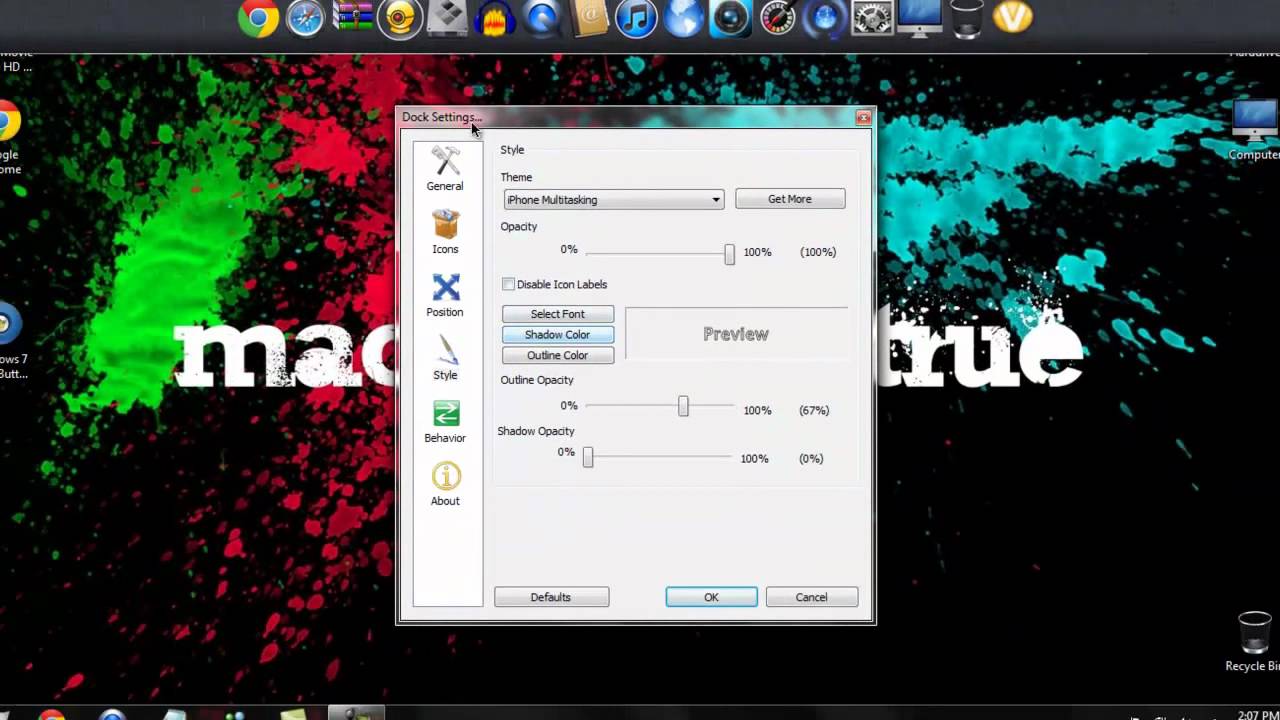 How To Install Rocketdock and Change Skins HD Tutorial - YouTube