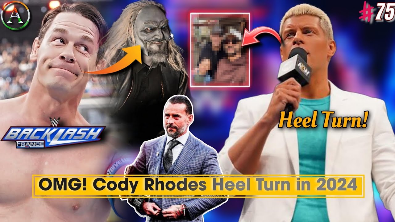 "BACKLASH SURPRISE🤩" Cody Rhodes Heel Turn, John Cena Surprise Return ...