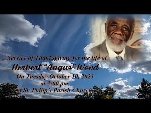 Funeral Service of Herbert "Angus" Wood - YouTube