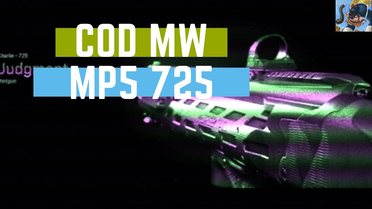 COD MW 725/MP5 Gameplay - YouTube