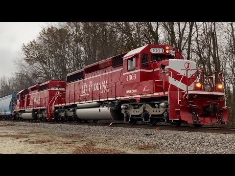 INRD 4003 Leads HWTHT through Blackhawk, IN - YouTube