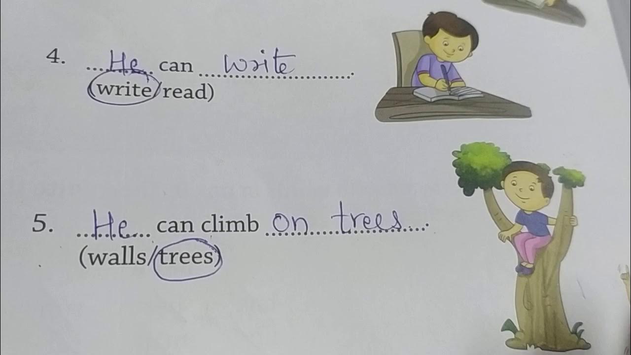 Grade 1 - English Grammar - Ch. 17 - "Writing Skill" - Part 1 - Ex. A ...