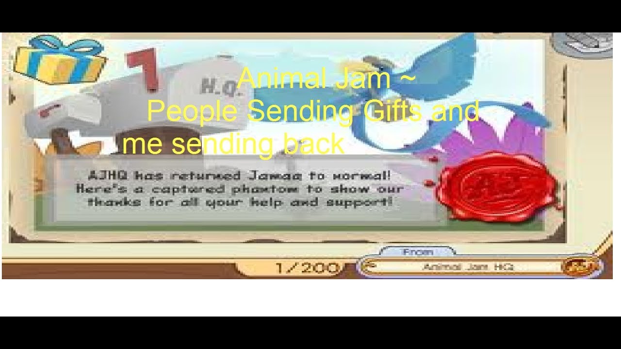Animal Jam - People Gifting with me :3 - YouTube