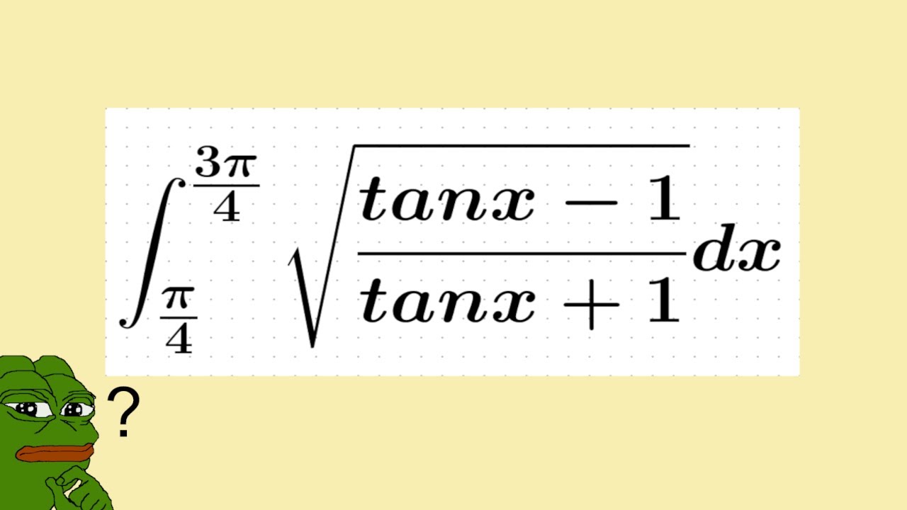 How do you even integrate it ? | Daily integral problem -83 #integral # ...