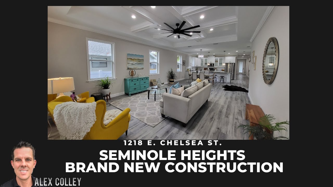 Seminole Heights, Tampa. Brand New Home 1218 E. Chelsea St. presented ...
