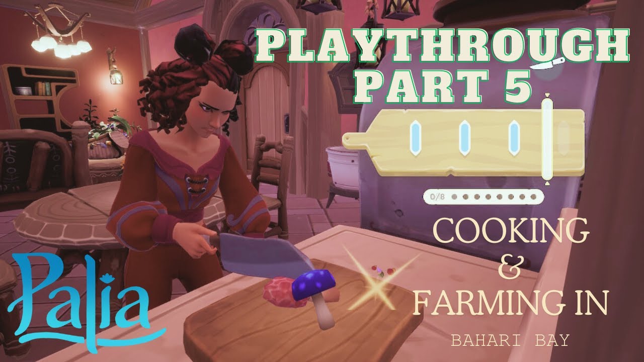 Palia Playthrough Part 5 Cooking And Farming In Bahari Bay - YouTube