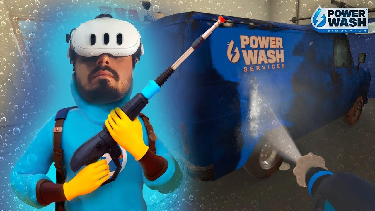 Bora lavar as coisas em realidade virtual! PowerWash Simulator VR ...