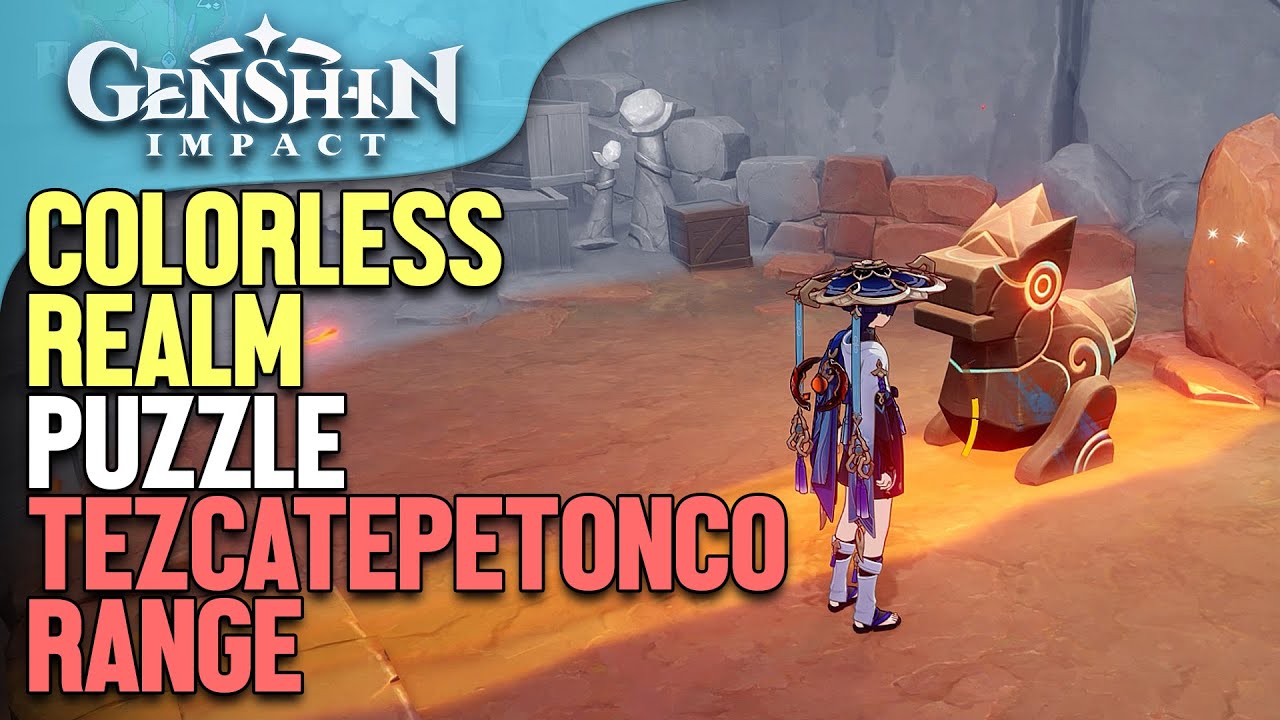 colorless realm Puzzle Tezcatepetonco Range Genshin Impact - YouTube