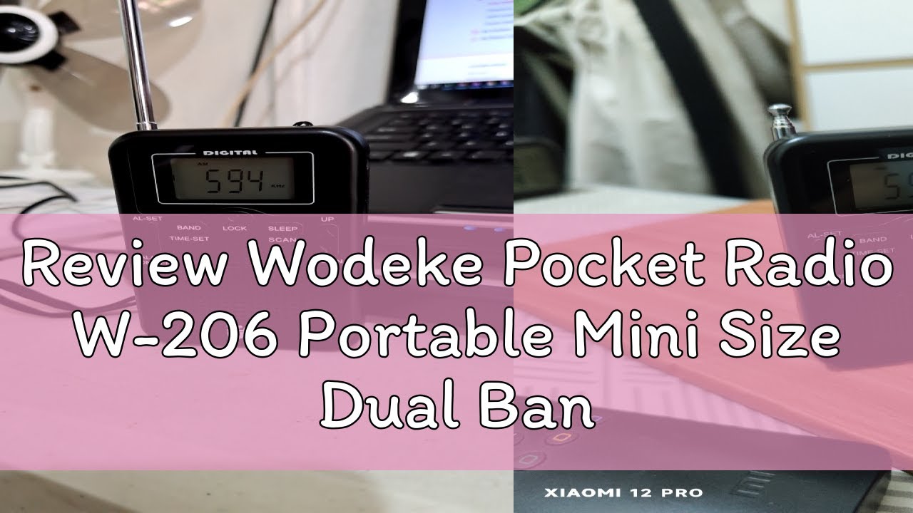 Review Wodeke Pocket Radio W-206 Portable Mini Size Dual Band FM/AM ...