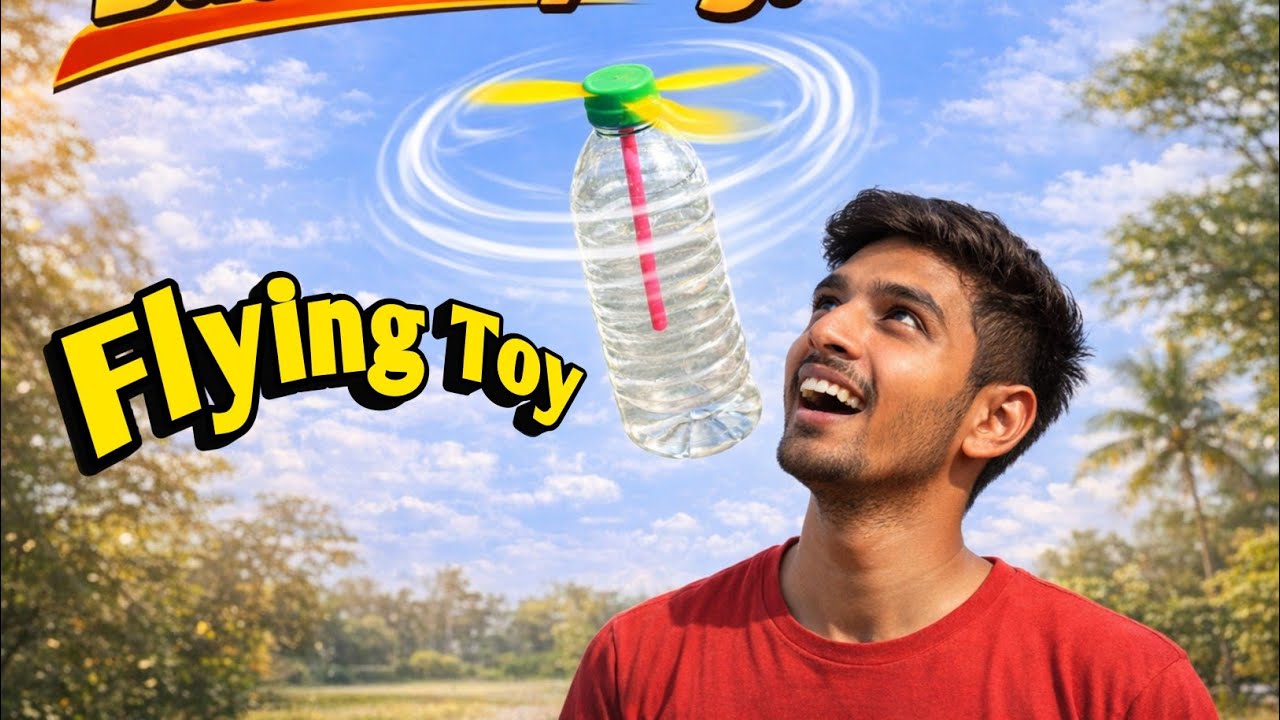 Flying Toy 🚁 | Amazing DIY Flying Plane That Really Flies 😲 - YouTube