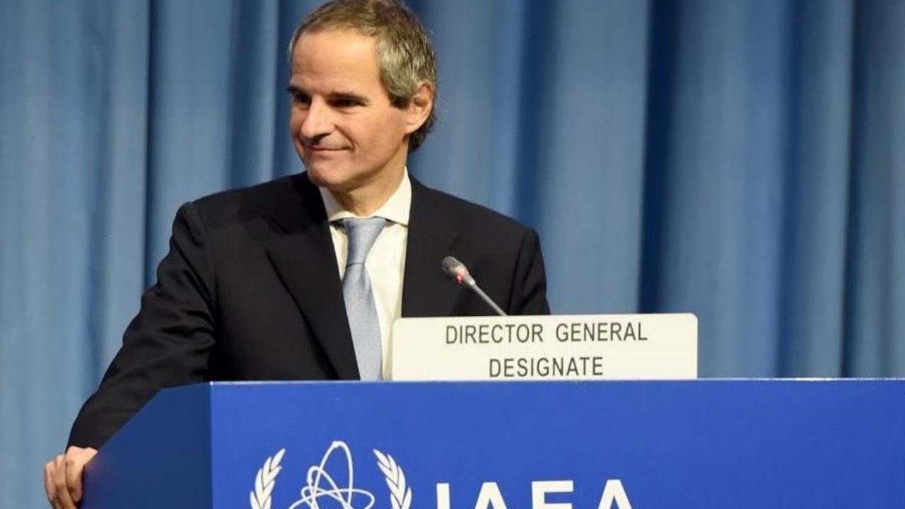 Live: IAEA Director General Rafael Mariano Grossi holds a news ...
