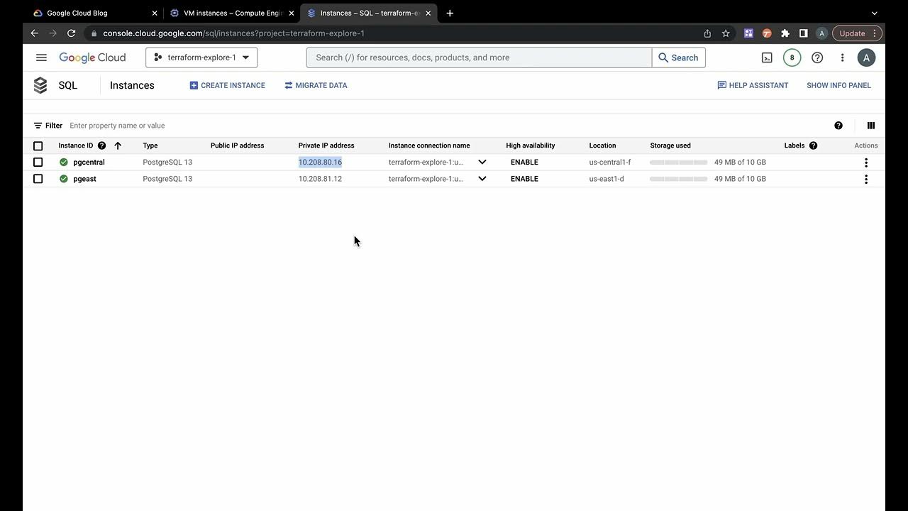 Bi-directional Replication in Postgres CloudSQL using Private IP - YouTube