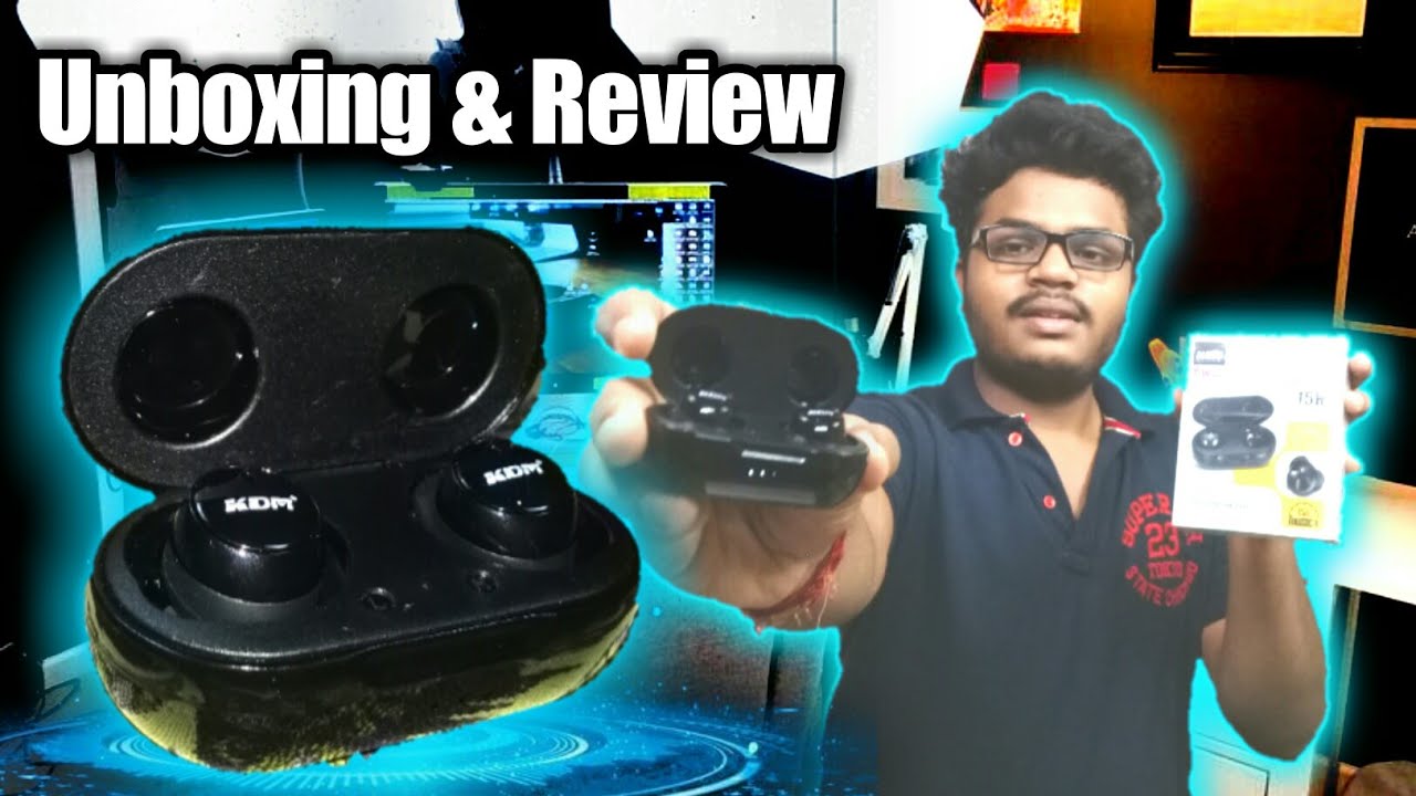Amazing TWS Earphones you should try🔥🔥!!! KDM - A1 15H earbuds Unboxing ...