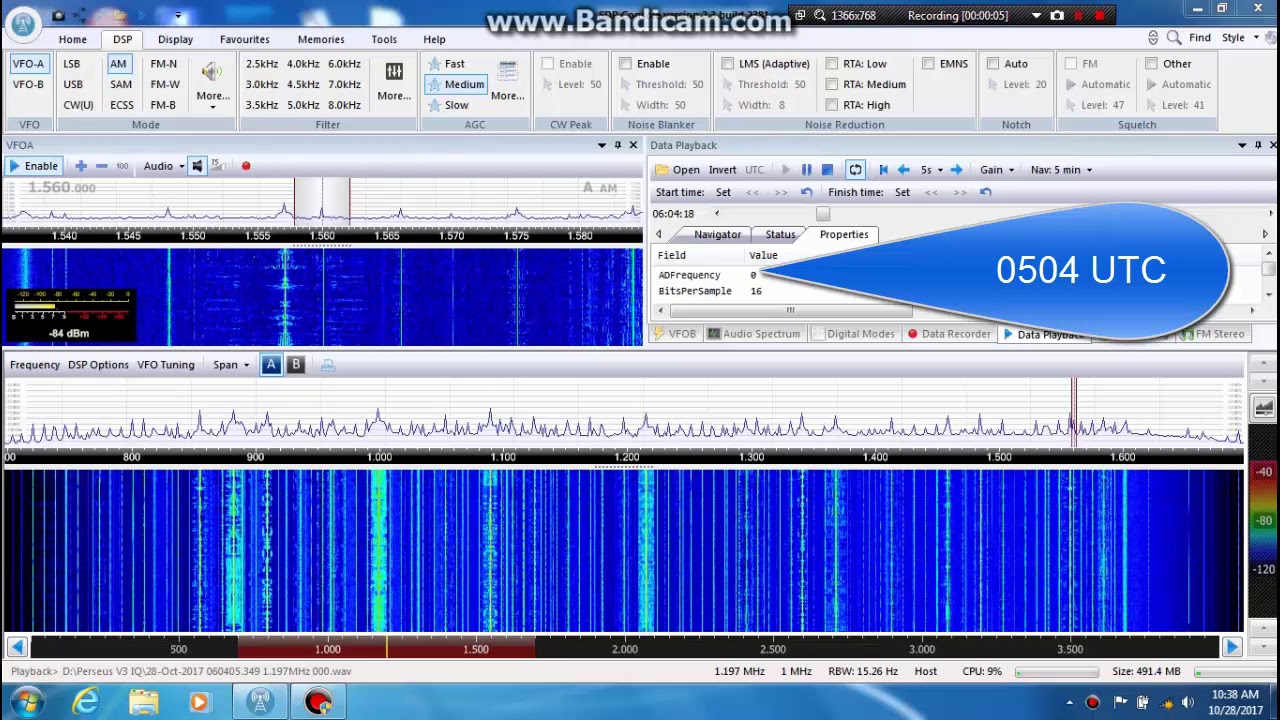 Perseus in SDR Console - YouTube