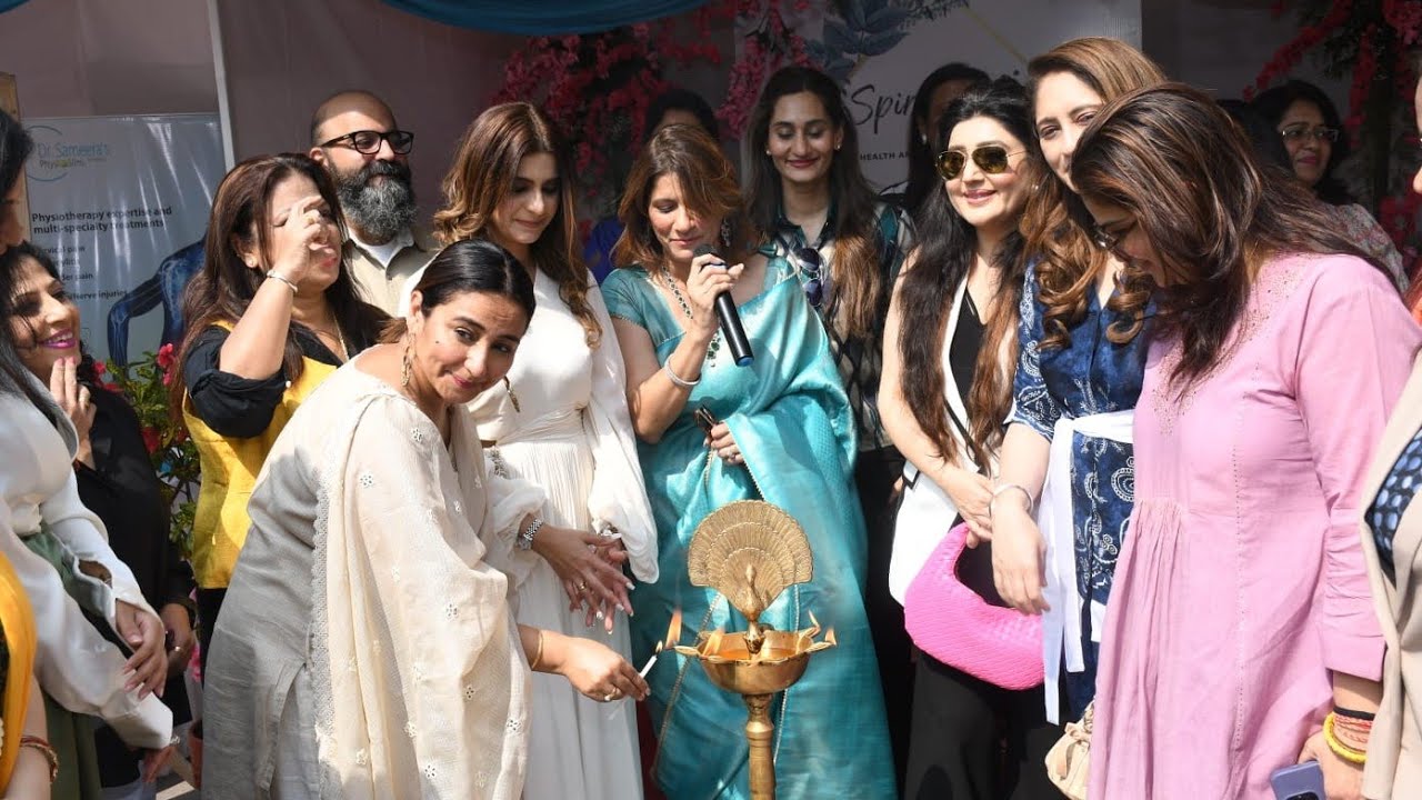 Divya Dutta, Dr.Sameera Gupta Spirit 360Health & Wellness Exhibition ...