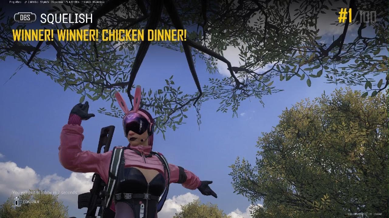PUBG Techno Rave Bunny Drops The Bass - Groza Dragunov - Solo WWCD ...