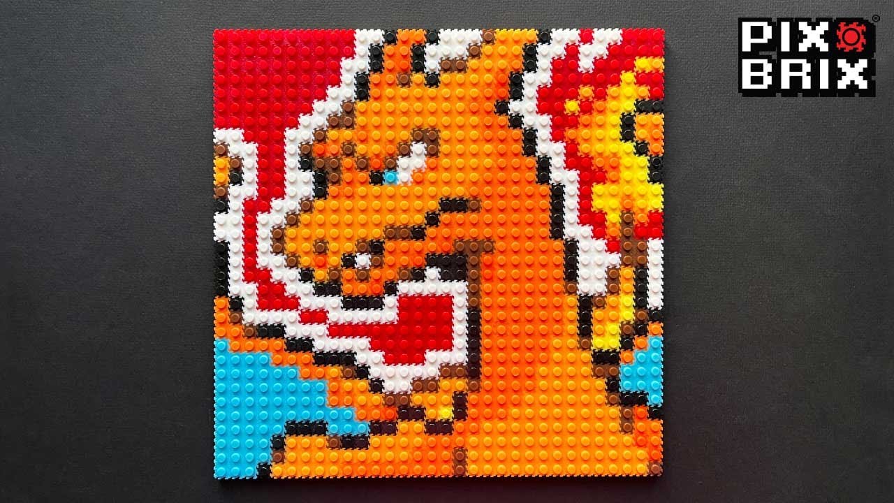 Pixel Art Minecraft Pokemon Charizard How To Build A Charizard In