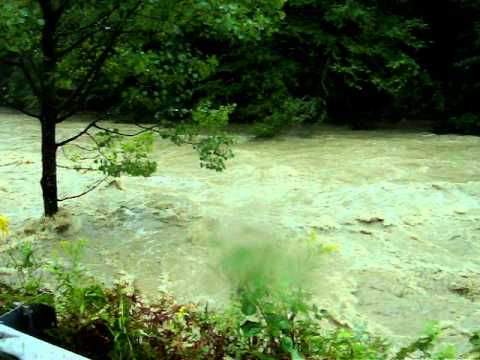 Winhall River During Hurricane Irene - Bondville, Vermont - YouTube