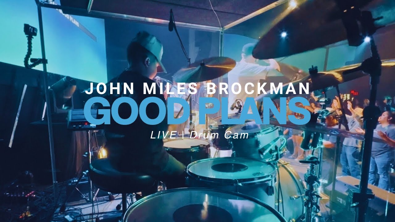 GOOD PLANS | John Miles Brockman LIVE with Red Rocks Worship | 12yr old Drummer - YouTube