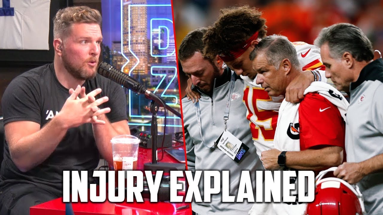 Pat McAfee Explains Patrick Mahomes Knee Injury - YouTube