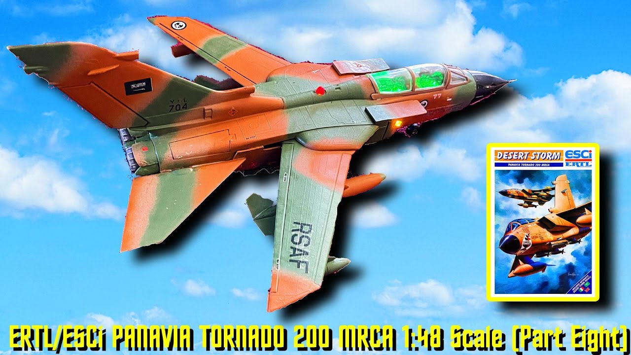ERTL/ESCi Desert Storm PANAVIA TORNADO 200 MRCA 1:48 Scale Model Kit ...