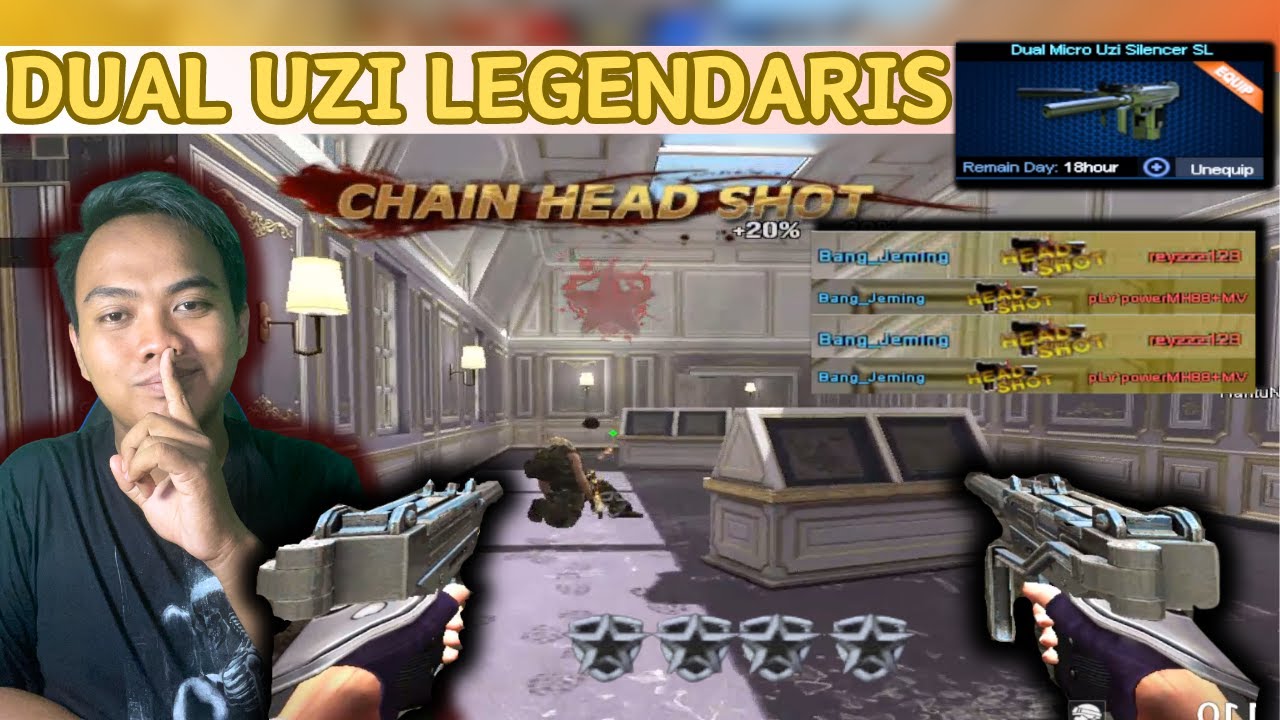 DUAL UZI LEGENDARIS OVERPOWER KAH? ENAK SIH TAPI… - Point Blank Zepetto ...