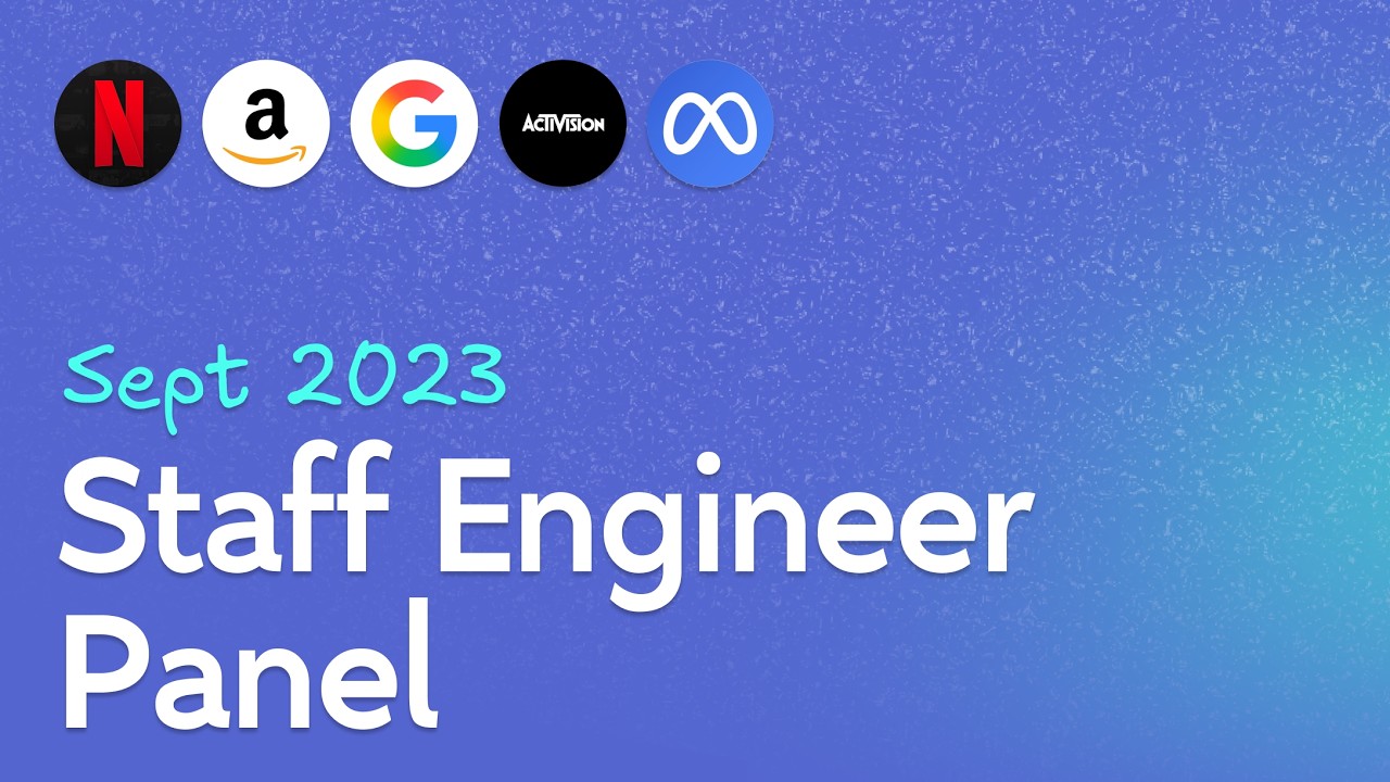 Getting To Staff (IC6) at FAANG Panel (Full, Sept 2023) - YouTube