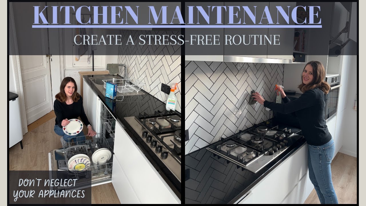 Schedule and cleaning tips to build your own kitchen cleaning routine ...