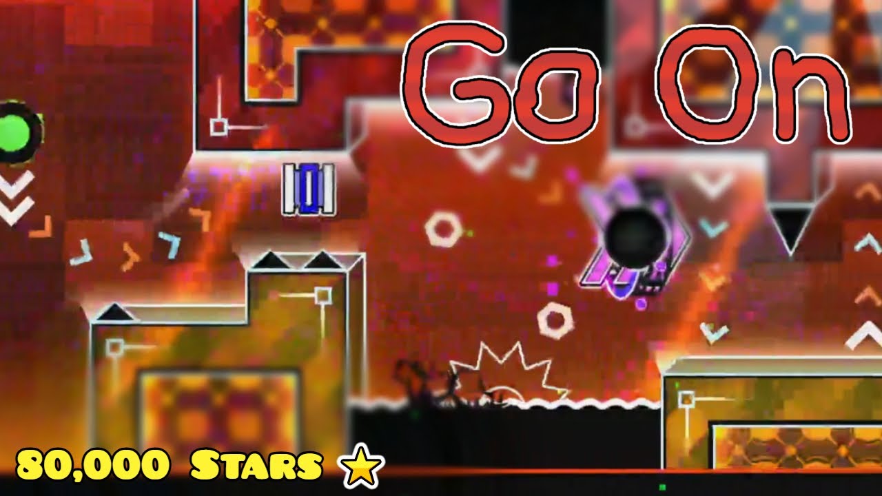 80,000 Stars! Go On by Misterbeff (All Coins) | Geometry Dash 2.2 - YouTube