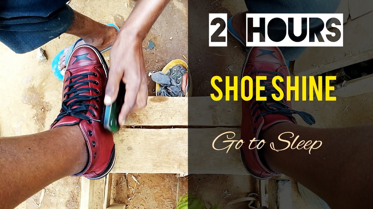 CAN'T SLEEP??! Relax with 2 HOURS of SHOE SHINE ASMR!! - YouTube