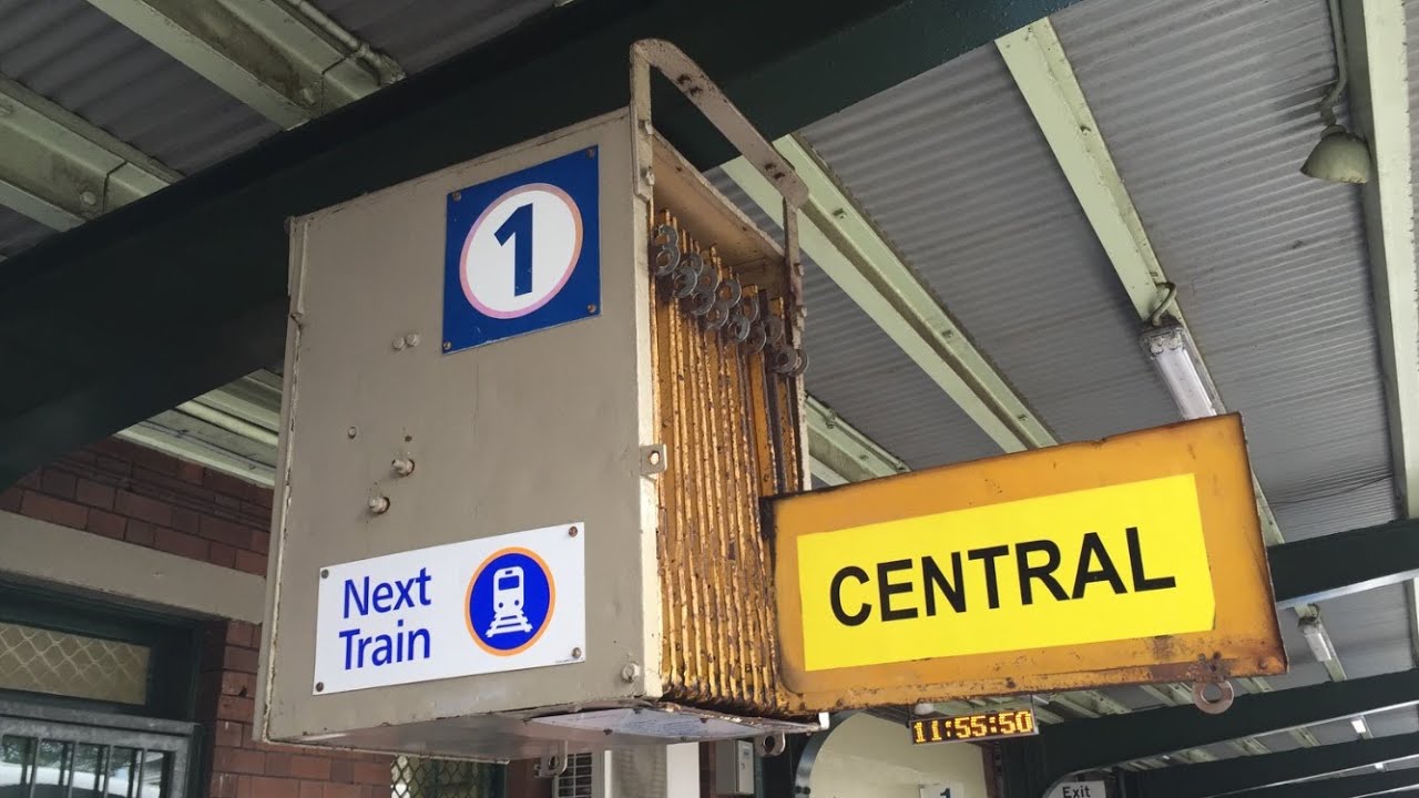 Sydney Trains Vlog 702: Old Destination Indicator At Civic - YouTube