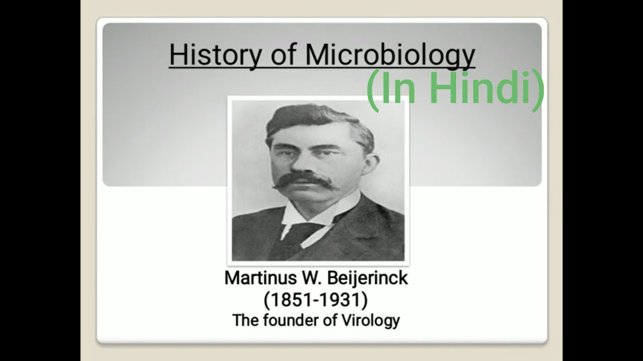 Martinus Beijerinck contribution to microbiology | Discovery of Virus ...