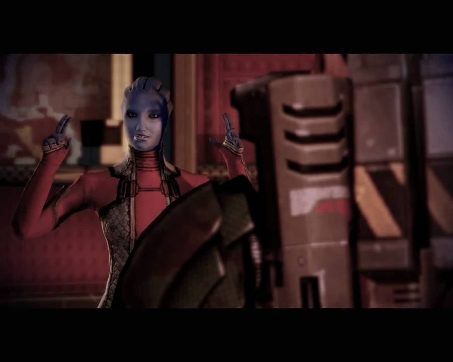 Mass Effect 2 talking to Matriarch Aethyta - YouTube