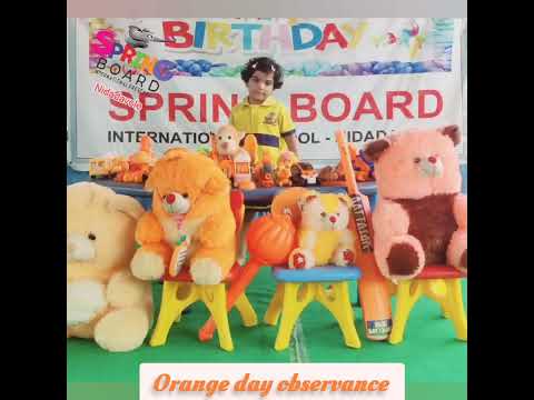 Orange day celebrations @Springboard Nidadavole - YouTube