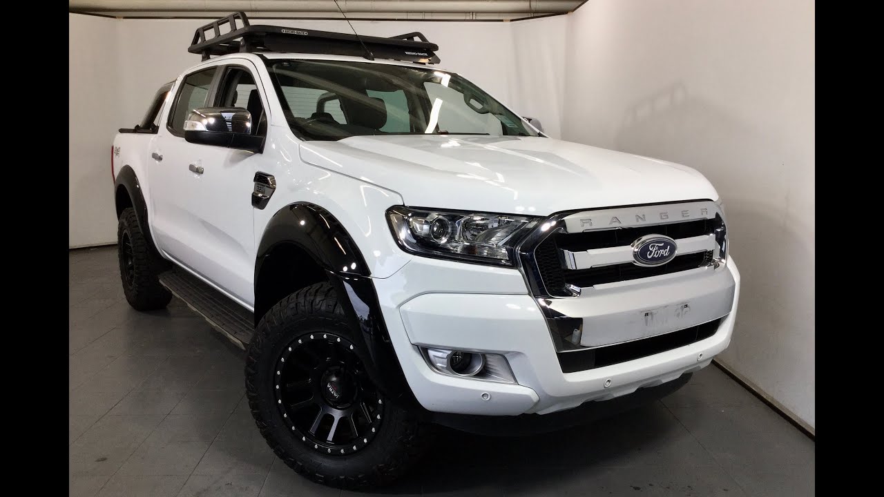 Ford Ranger XLT Double Cab 2017 White Stk Number - 66554 - YouTube