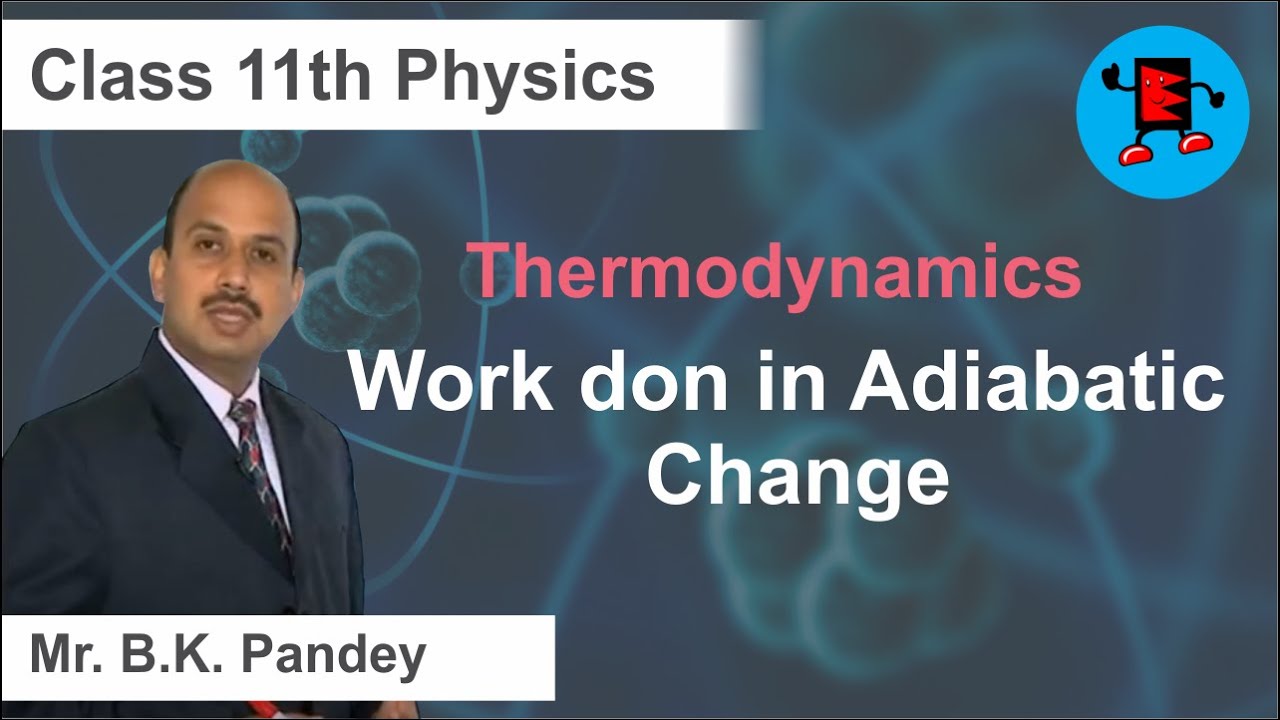 CBSE Class 11 Physics Thermodynamics Work done in Adiabatic Change ...