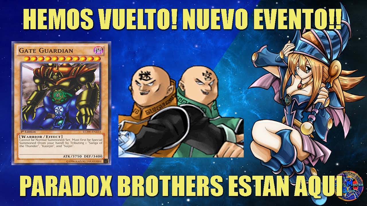 PARADOX BROTHERS - INFO SOBRE EL EVENTO! -YUGIOH DUEL LINKS ESPAÑOL ...