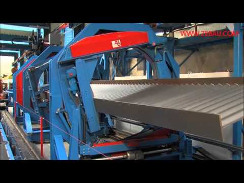 ZEMAN - robotic beam assembly/welding (SBA): sin-beam 1500mm - YouTube
