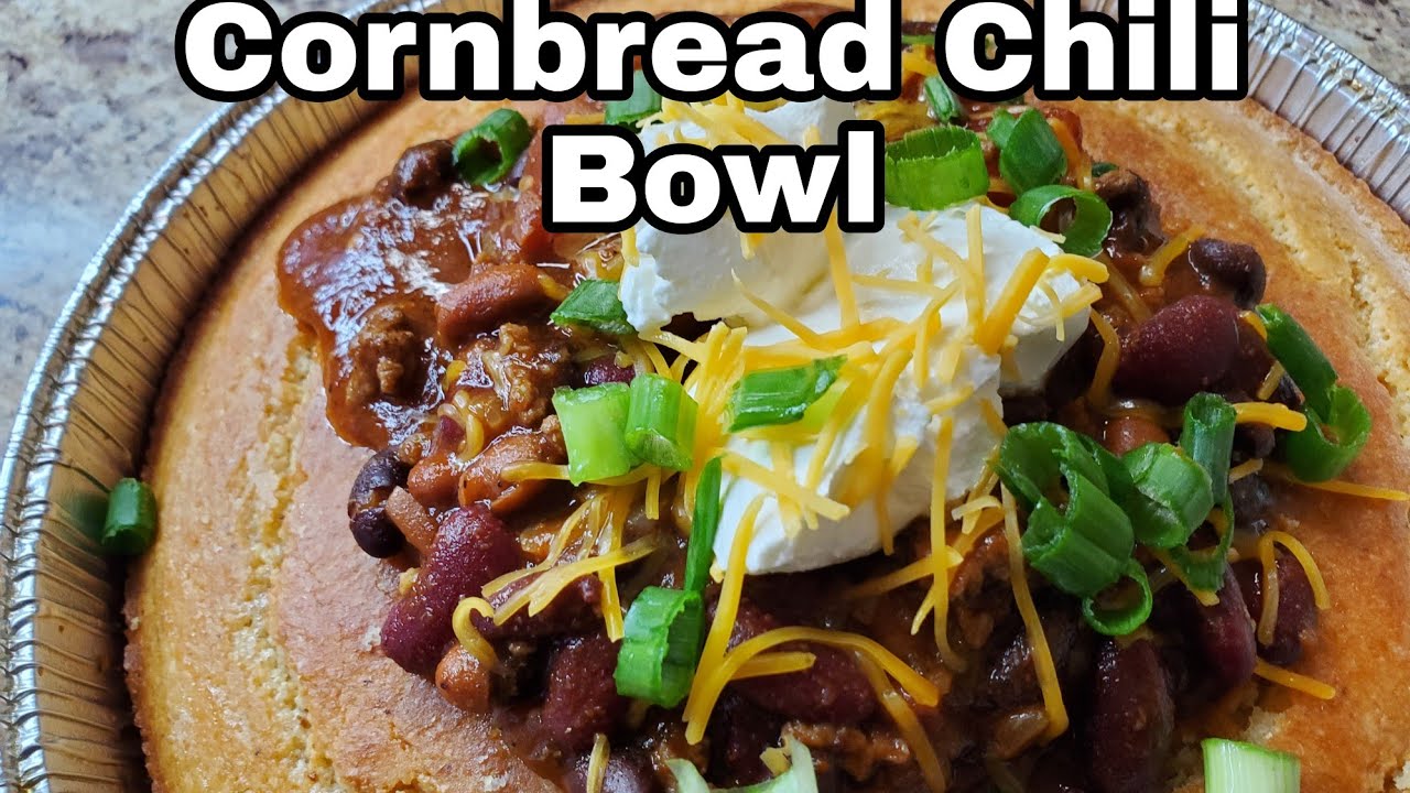 Cornbread Chili Bowl #easymeals - YouTube