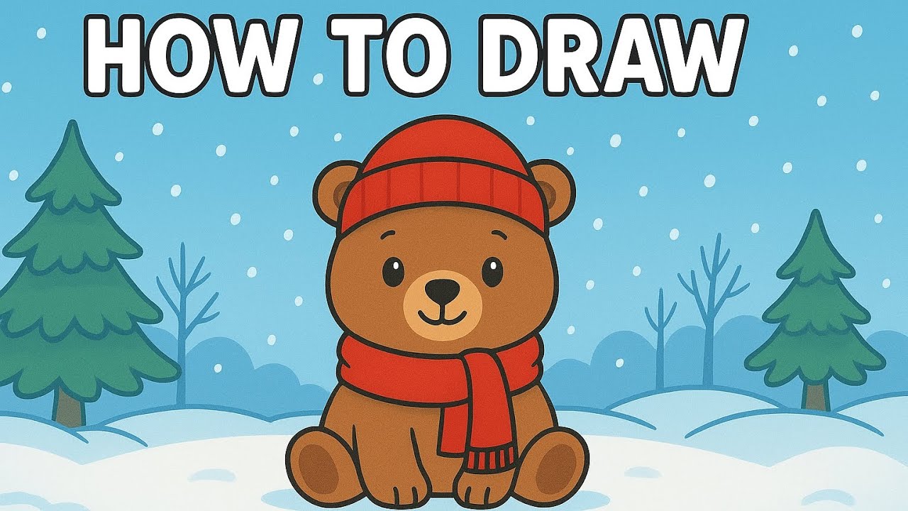 How To Draw A Baer Drawing Step By Btep Drawing Easy - YouTube