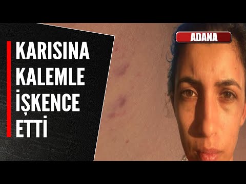 KARISINA KALEMLE İŞKENCE ETTİ